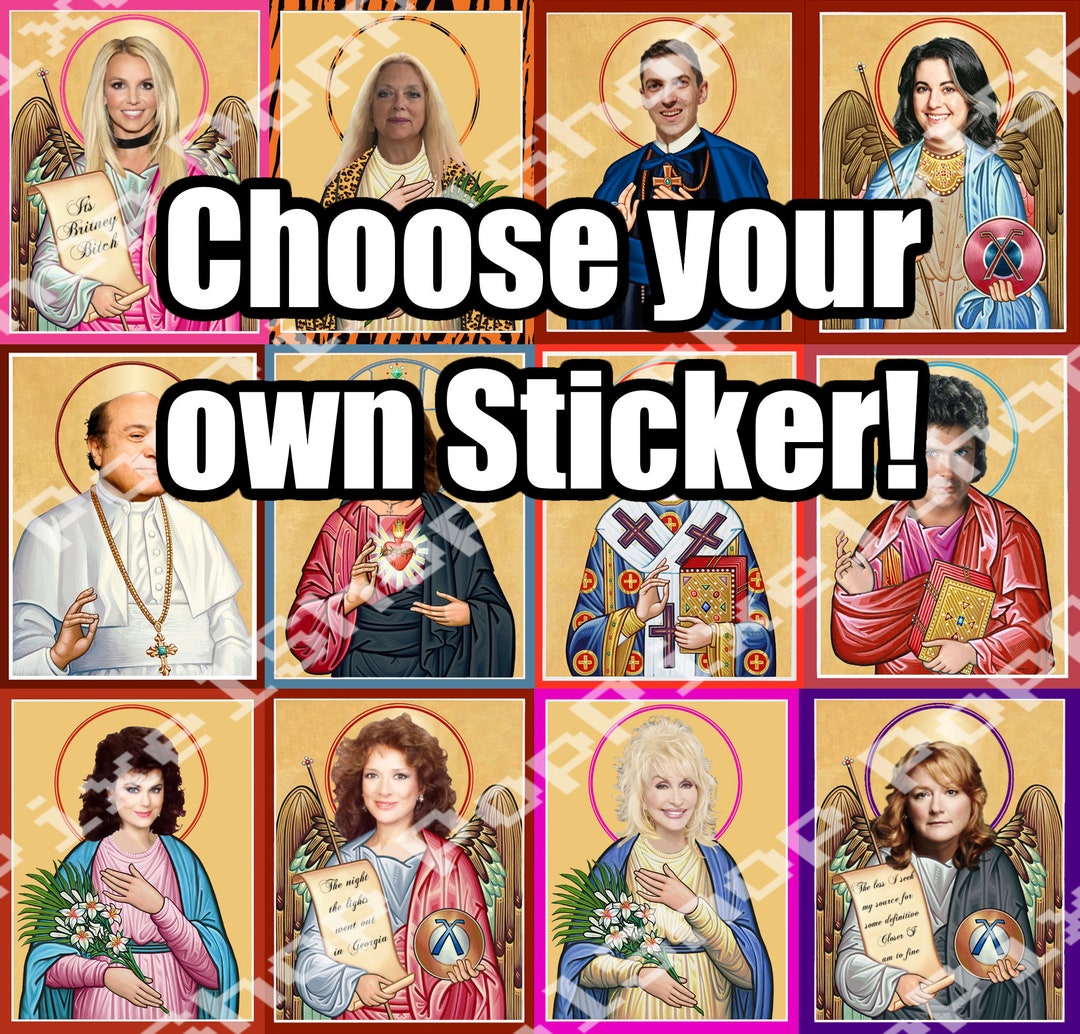 Choose Your Own St. Celebrity Prayer Devotional STICKER - Etsy