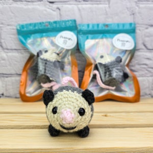 Emotional Support Possum Plushie – Handmade Opossum Toy | Cute Stocking ...