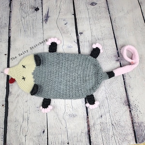 Possum Holiday Stocking, Crochet Possum Christmas Stocking, Possum Bag ...
