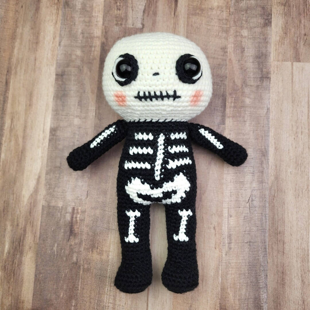 Skeleton Plushie Halloween Plush Stuffed Skeleton Doll - Etsy
