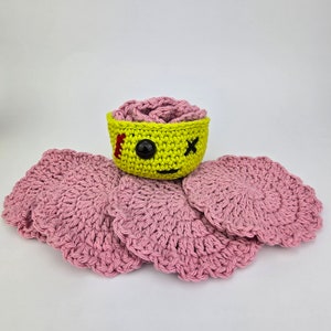 Zombie Brain Coasters Crochet Pattern, Halloween Crochet Pattern ...