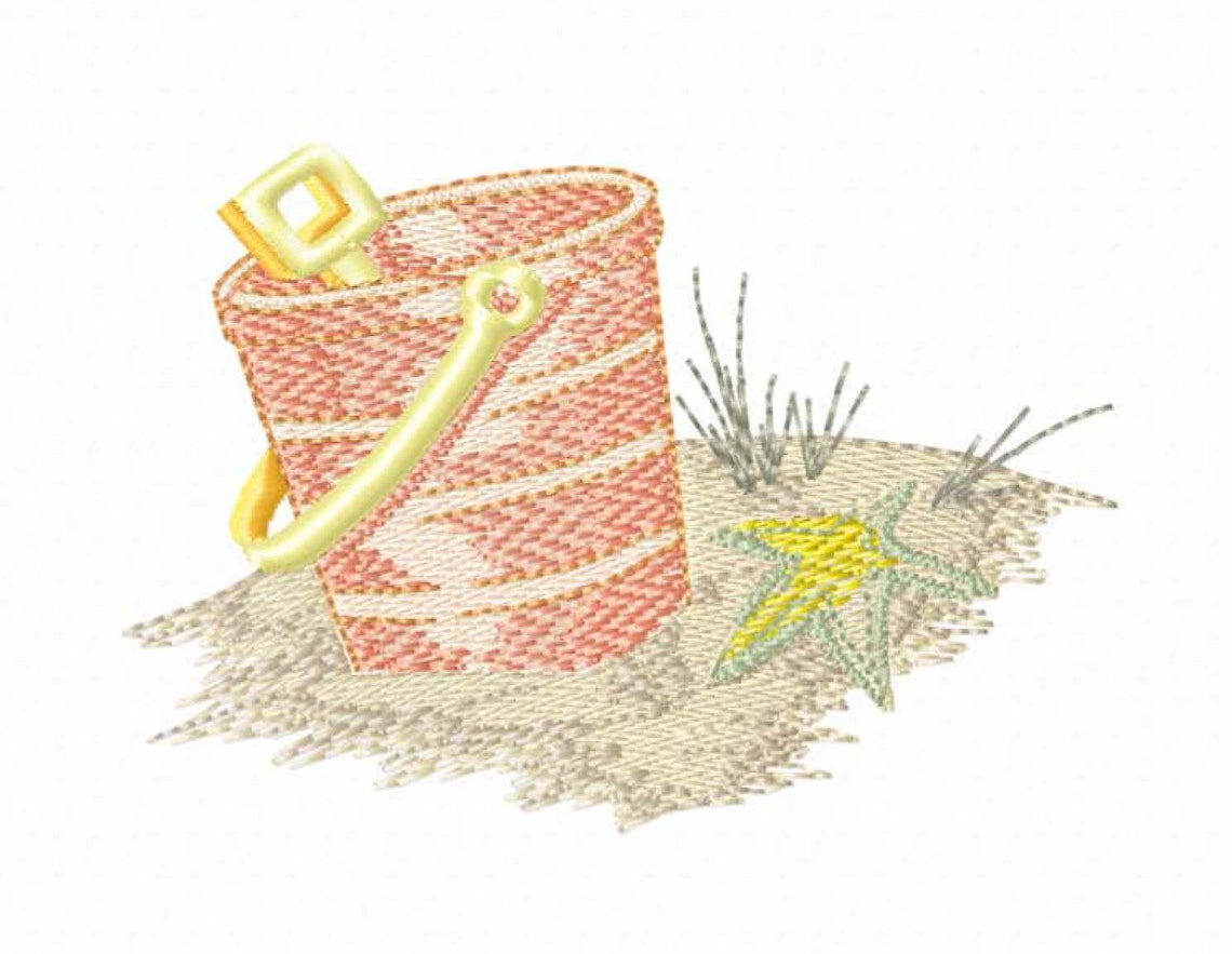 Beach Designs Machine Embroidery - Collection of 5 Beach Themed ...