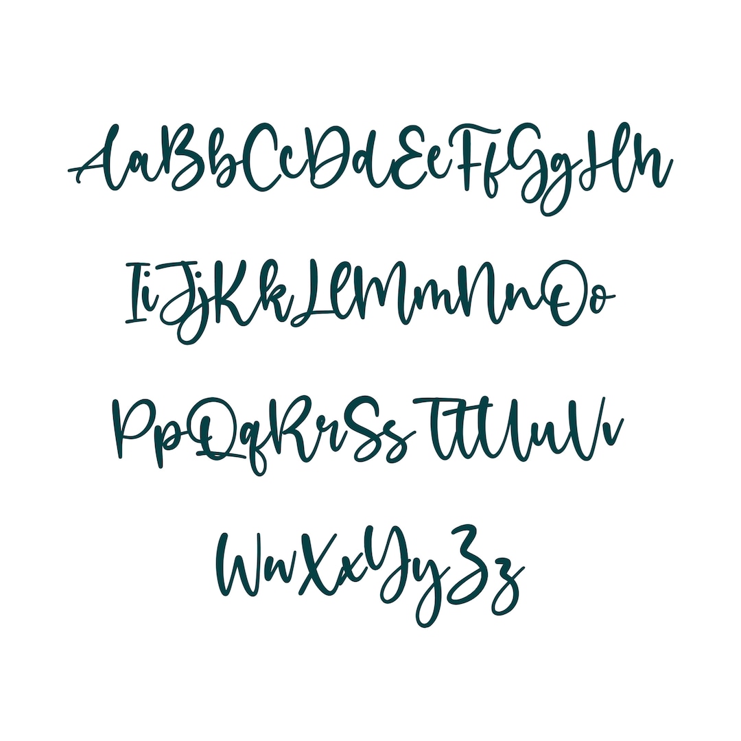Handwriting Signature True Type Font (TTF) Open Type Font (OTF) Font ...