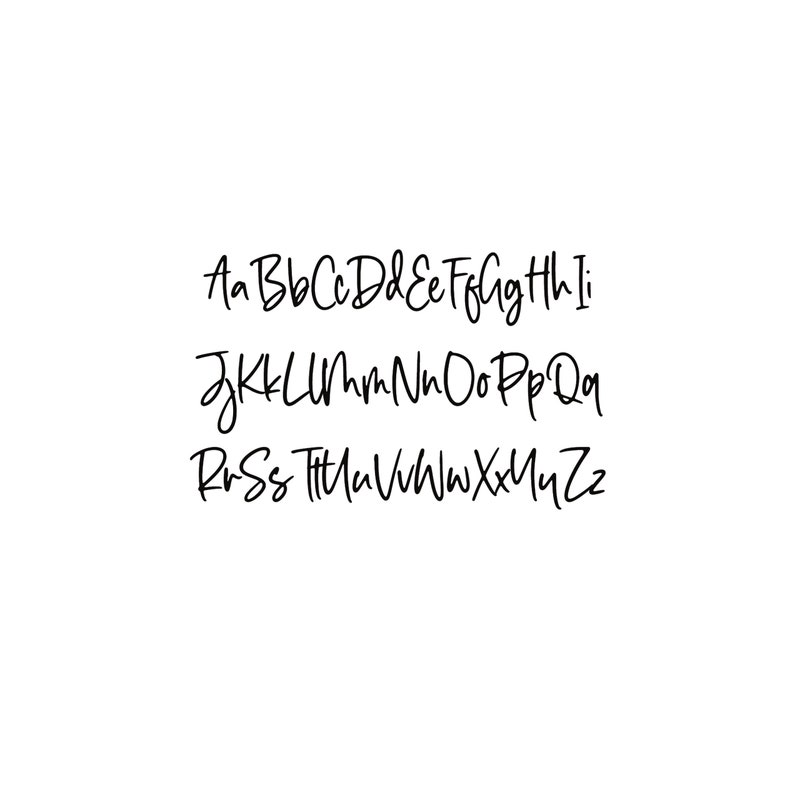True Type Font - Etsy