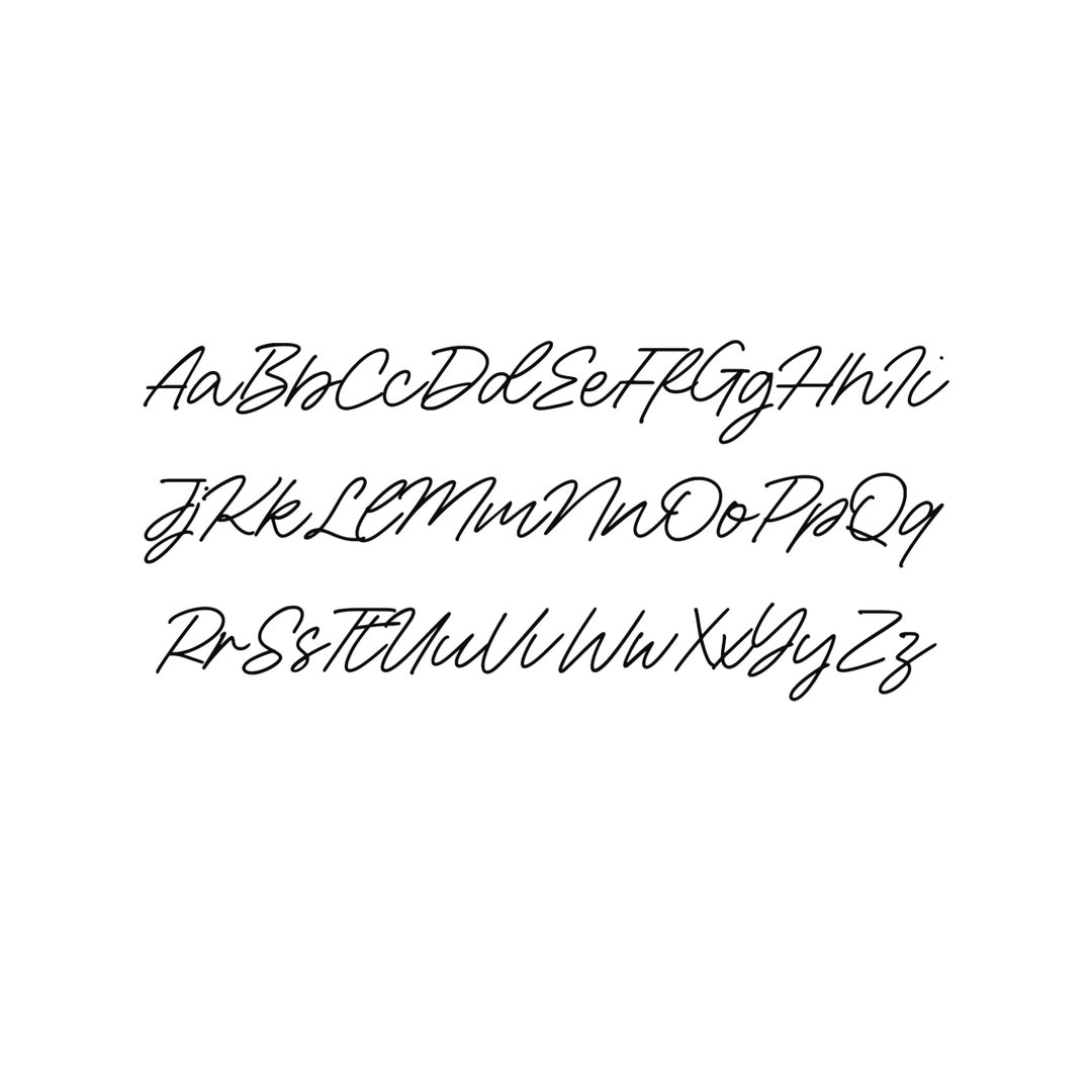 Handwriting Signature True Type Font (TTF) Open Type Font (OTF) Font ...