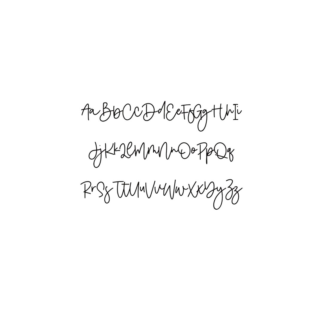 Handwriting Signature True Type Font (TTF) Open Type Font (OTF) Font ...