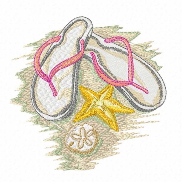 Beach Embroidery - Etsy