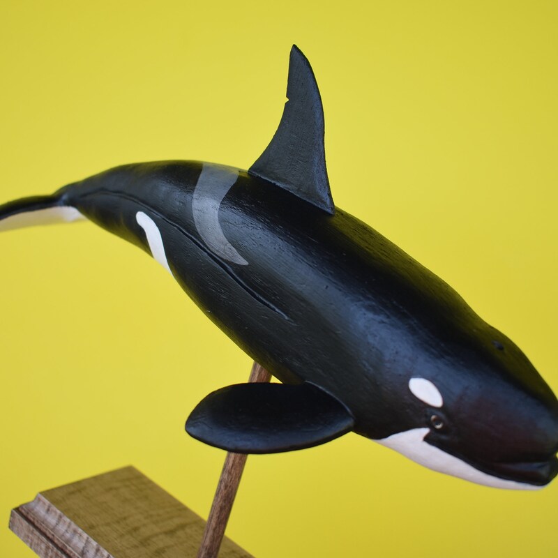 Orca Wood Carving - Etsy