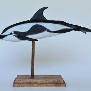 Hourglass Dolphin in Recycled Hardwood - Etsy