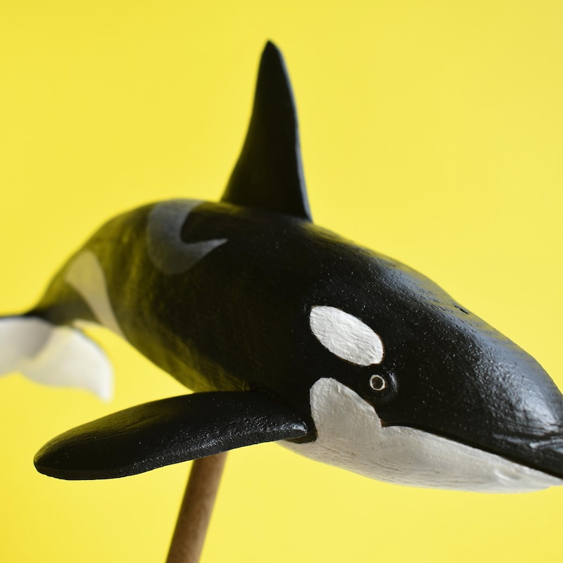Orca Wood Carving - Etsy