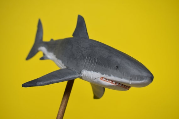 Great White Shark in Recycled Hardwood 9 Etsy