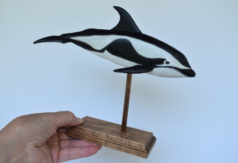 Hourglass Dolphin in Recycled Hardwood - Etsy