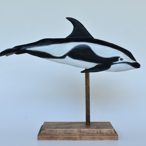 Hourglass Dolphin in Recycled Hardwood - Etsy