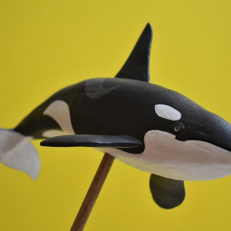 Orca Wood Carving - Etsy