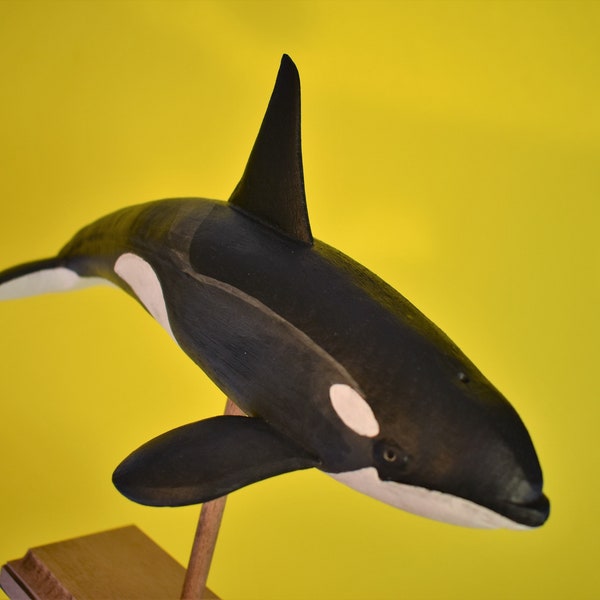 Orca Wood Carving - Etsy