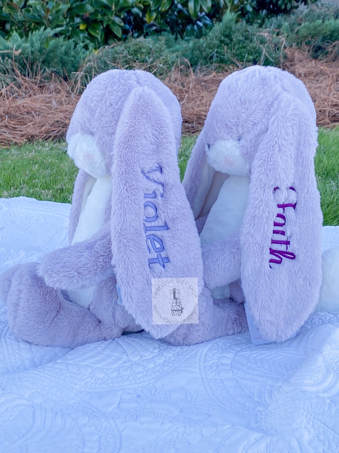 Personalized Floppy Bunny | Personalized Baby Gift|personalized Stuffed ...