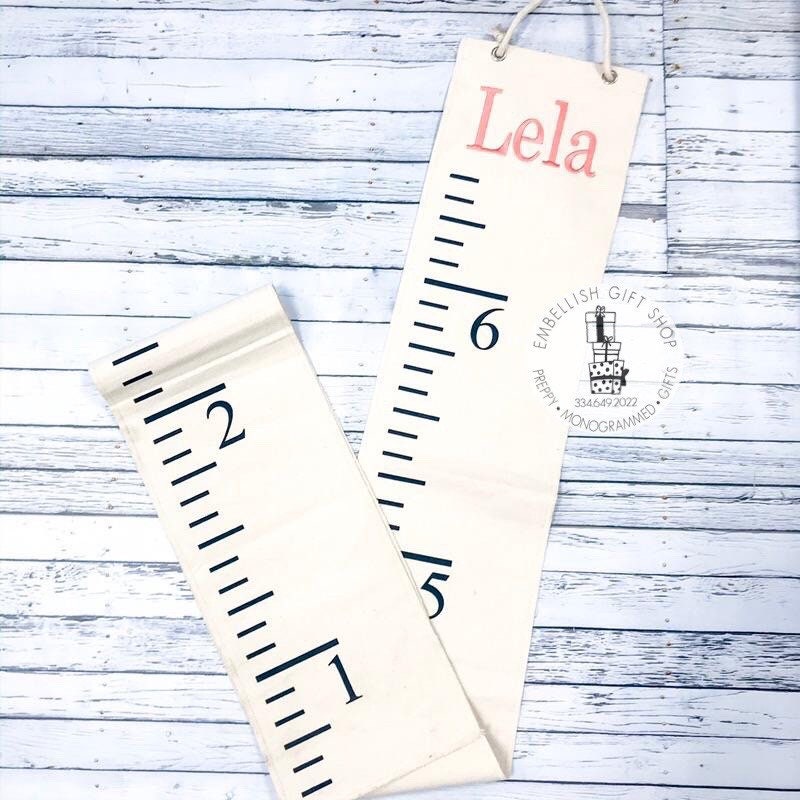 Personalized Growth Chart | Canvas Growth Chart Personalized Canvas ...