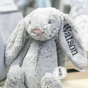 Monogrammed Bunny|personalized Bunny Rabbit,personalized Baby Gift ...