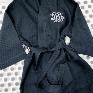 Monogrammed Waffle Robe: Personalized Bridesmaids Gift - Etsy