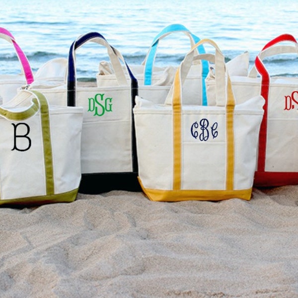 Monogram Tote Bag - Etsy
