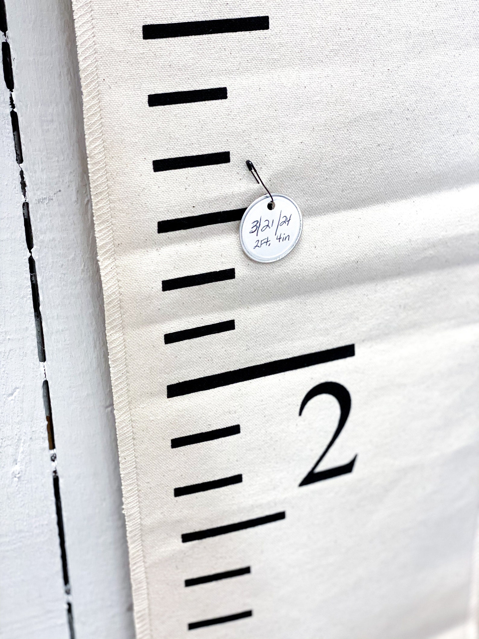 Personalized Growth Chart | Canvas Growth Chart Personalized Canvas ...