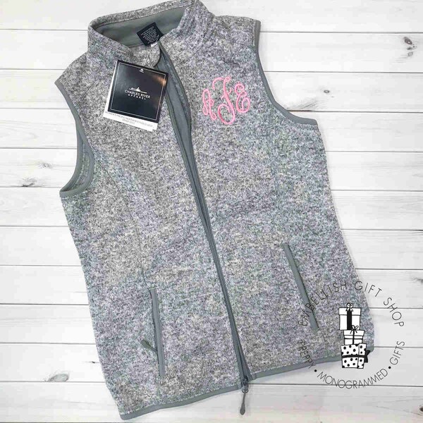 Monogram Vest - Etsy
