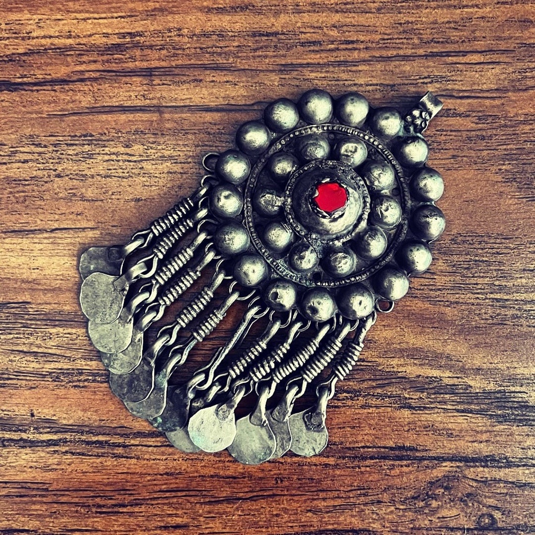 Vintage Kuchi Pendant. - Etsy