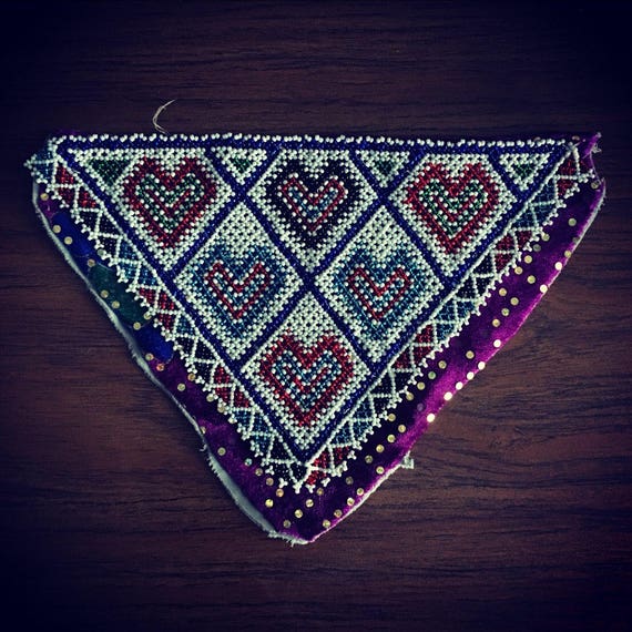 Beaded Kuchi Triangle. | Etsy