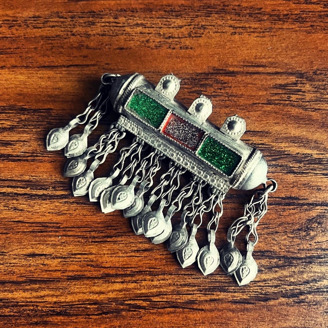 Kuchi Decorative Container Pendant. - Etsy