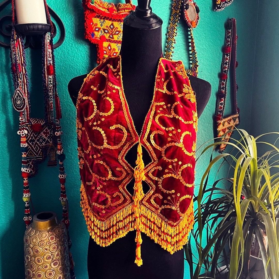 Beaded Kuchi Dress Component. - Etsy