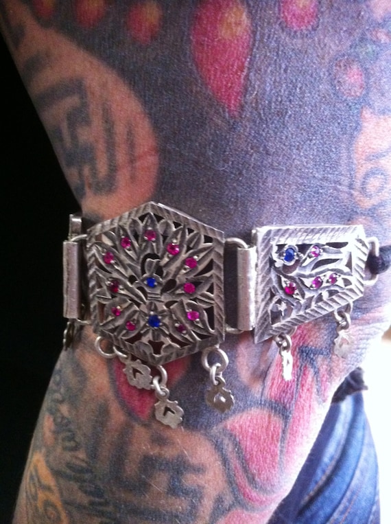Indian upper arm bracelet. - Gem