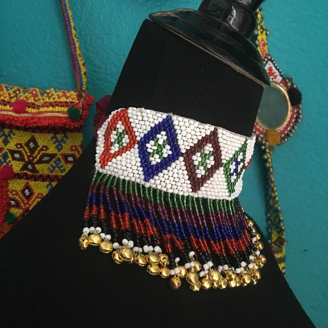 Beaded Kuchi Necklace. | Etsy