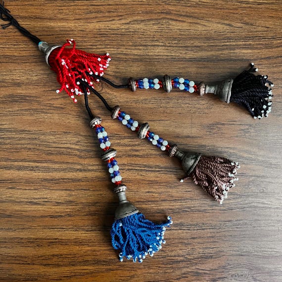 Premium Kuchi tassels. #10. - Gem