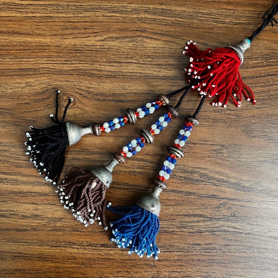 Premium Kuchi tassels. #10. - Gem