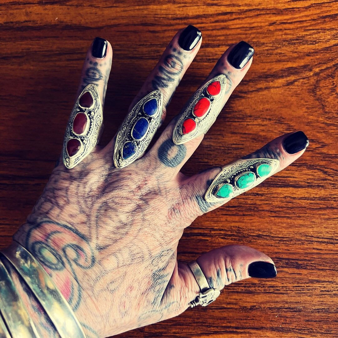 Long Base Metal Ring. - Etsy