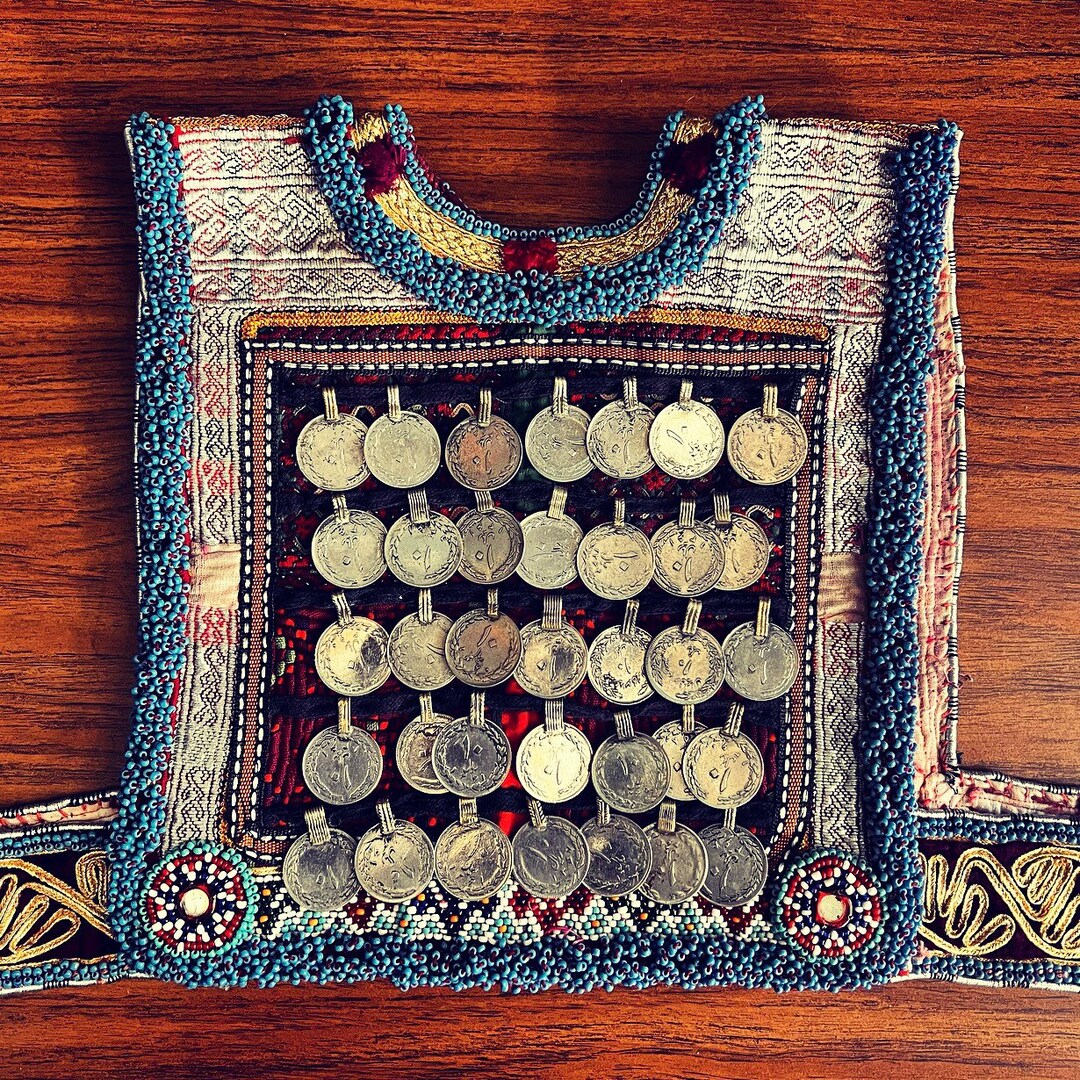 SALE. Beaded Kuchi Dress Front. (worn & Repurposed). - Etsy