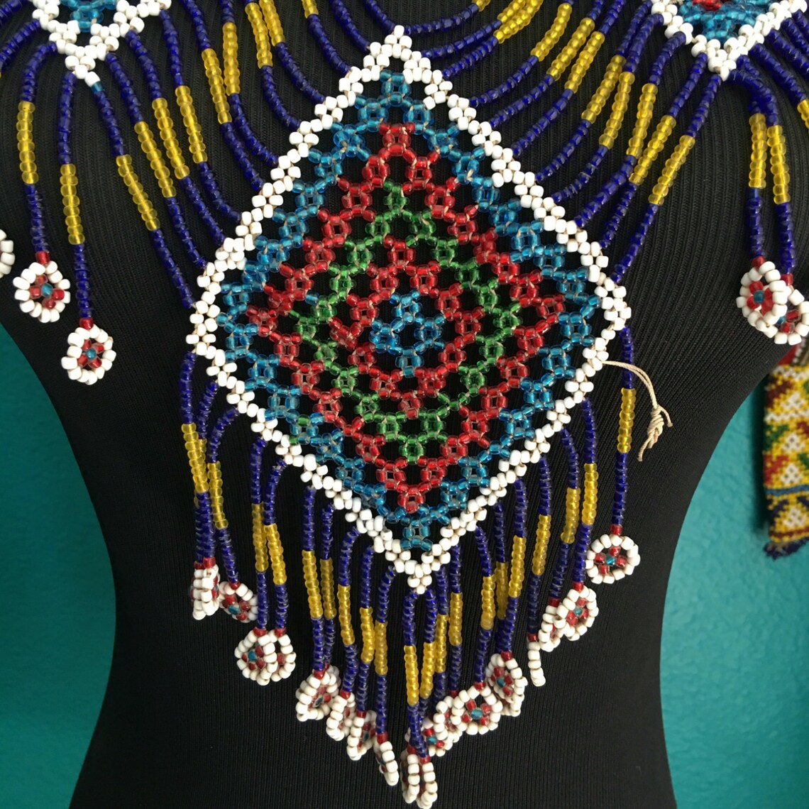 Beaded Kuchi Necklace. - Etsy