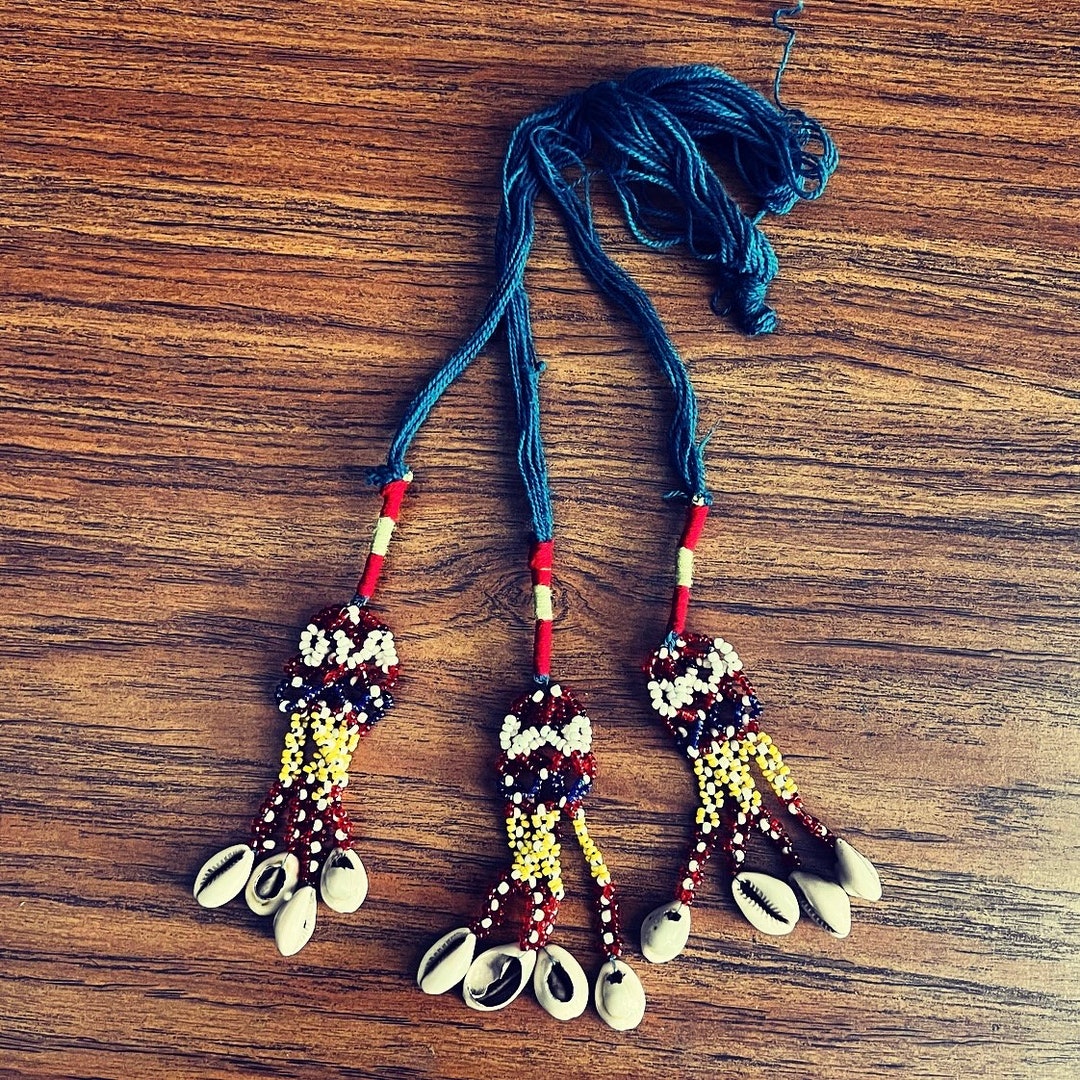 Beaded Kuchi Hair Tassels. - Etsy