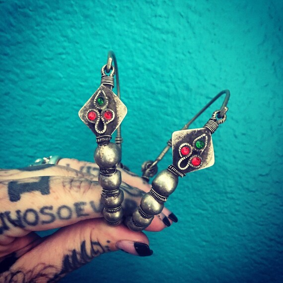 Large Kuchi hoops. #18. - Gem