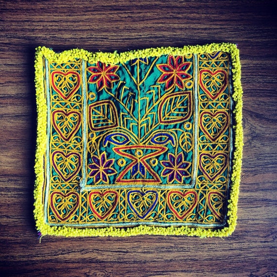 Embroidered Kuchi panel. #25. - Gem