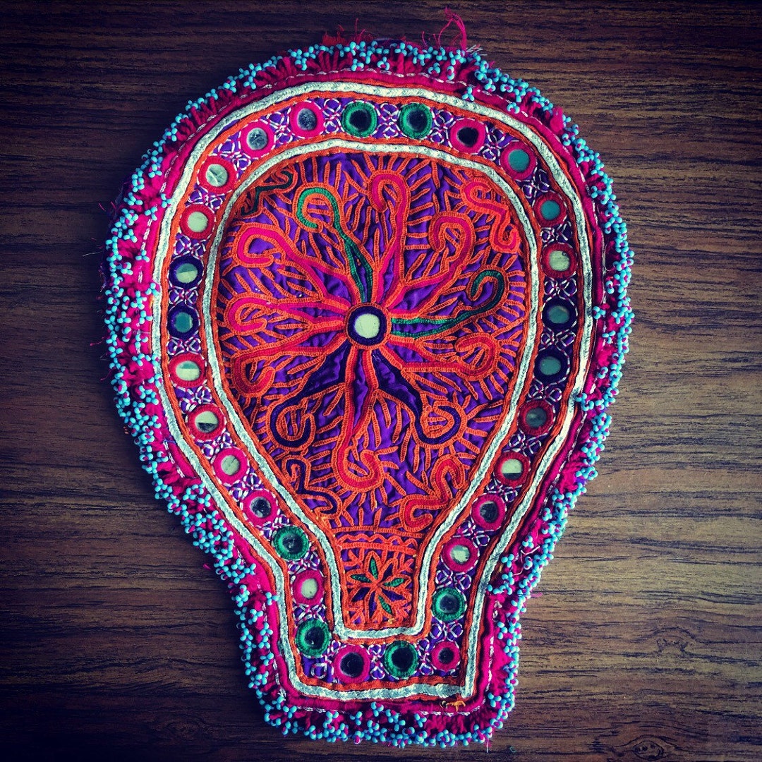 Large Embroidered Kuchi Panel. - Etsy