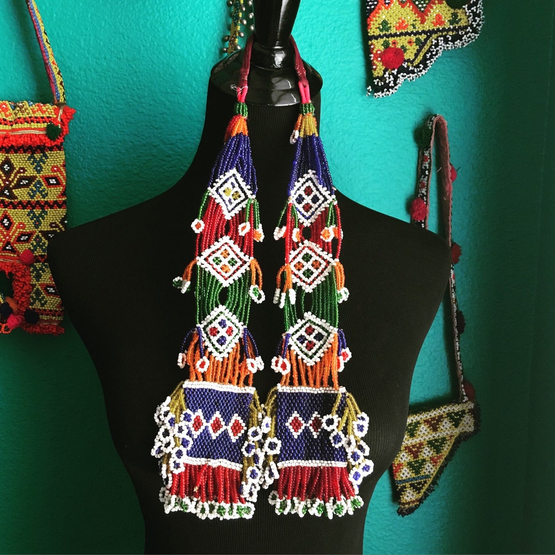 Beaded Kuchi Tassels. - Etsy