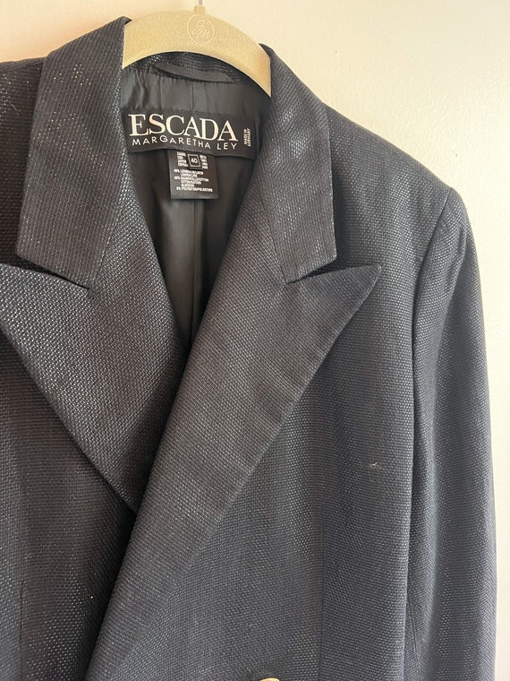 2000s Shimmery ESCADA blazer sz 40 - Gem