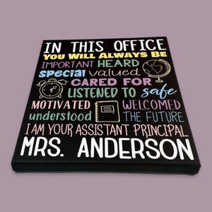 Assistant Principal Office Decor in This Office You Are - Etsy
