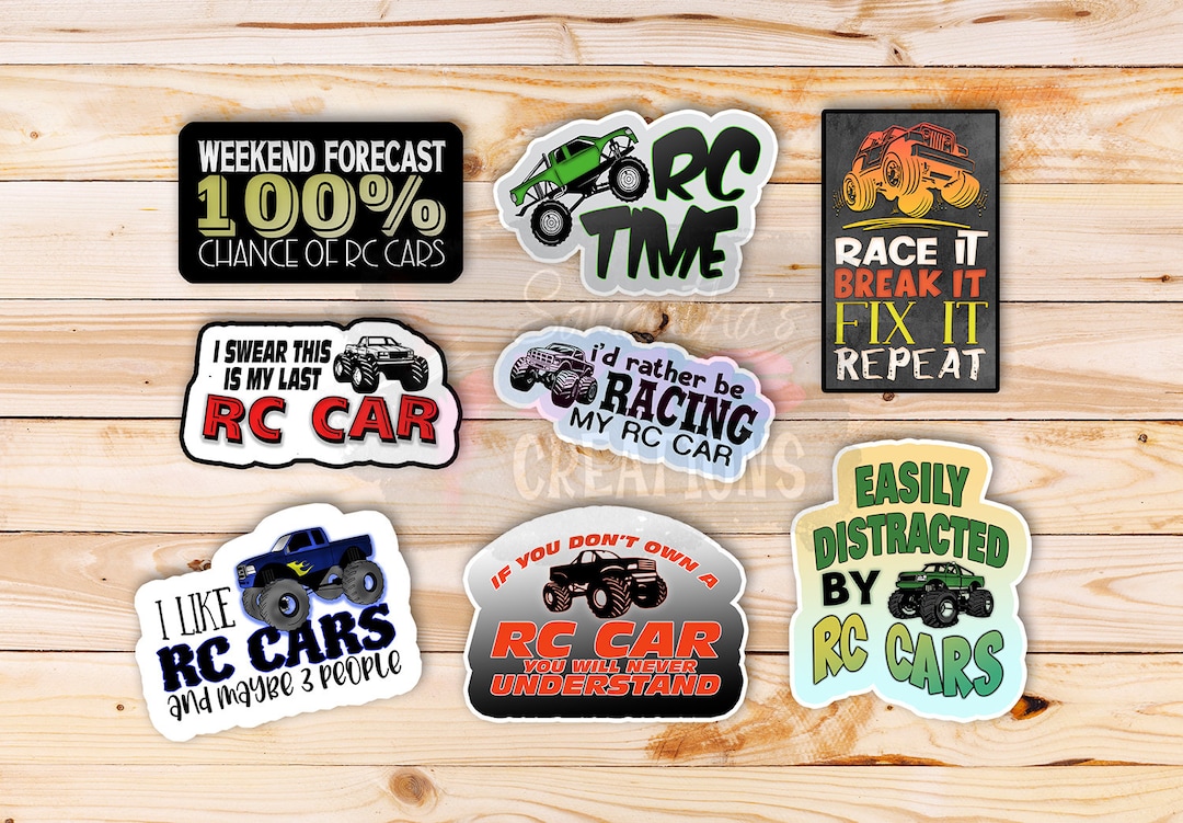 RC Crawler Stickers, Vinyl Stickers, Die Cut, Water Resistant, RC Truck ...