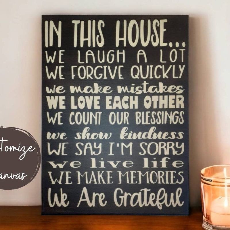 In This House We - Etsy