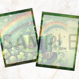 St. Patrick's Day Stationary, Printable Paper, Lined Writing Paper ...
