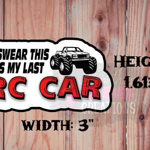 RC Crawler Stickers Vinyl Stickers Die Cut Water Resistant - Etsy