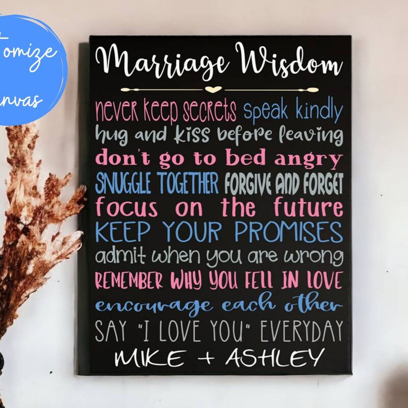 Marriage Rules - Etsy