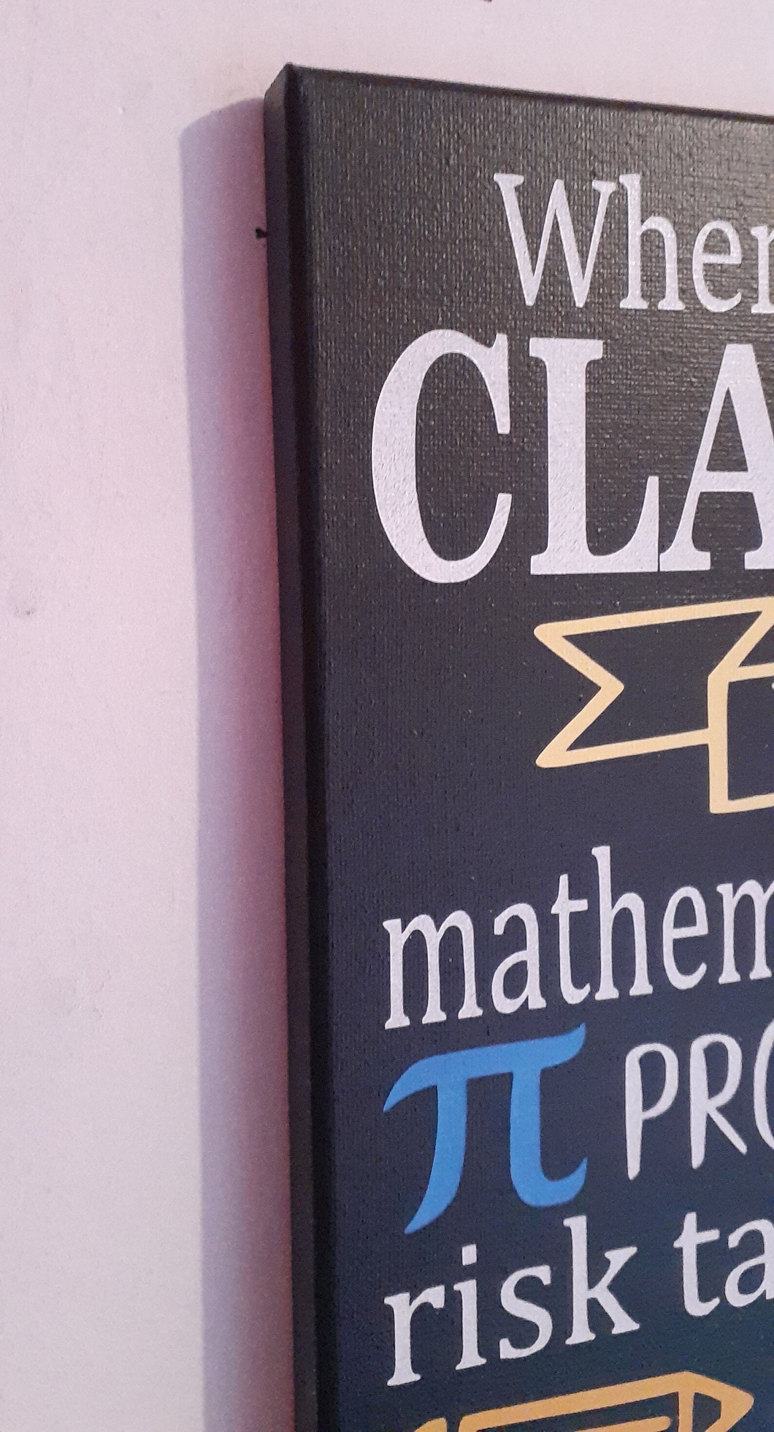 When You Enter This Classroom Math Teacher Sign Gift for - Etsy